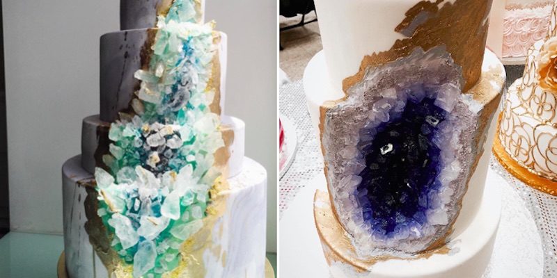 Geode Wedding Cakes Is A New Trend That Literally Rocks - DMC Events